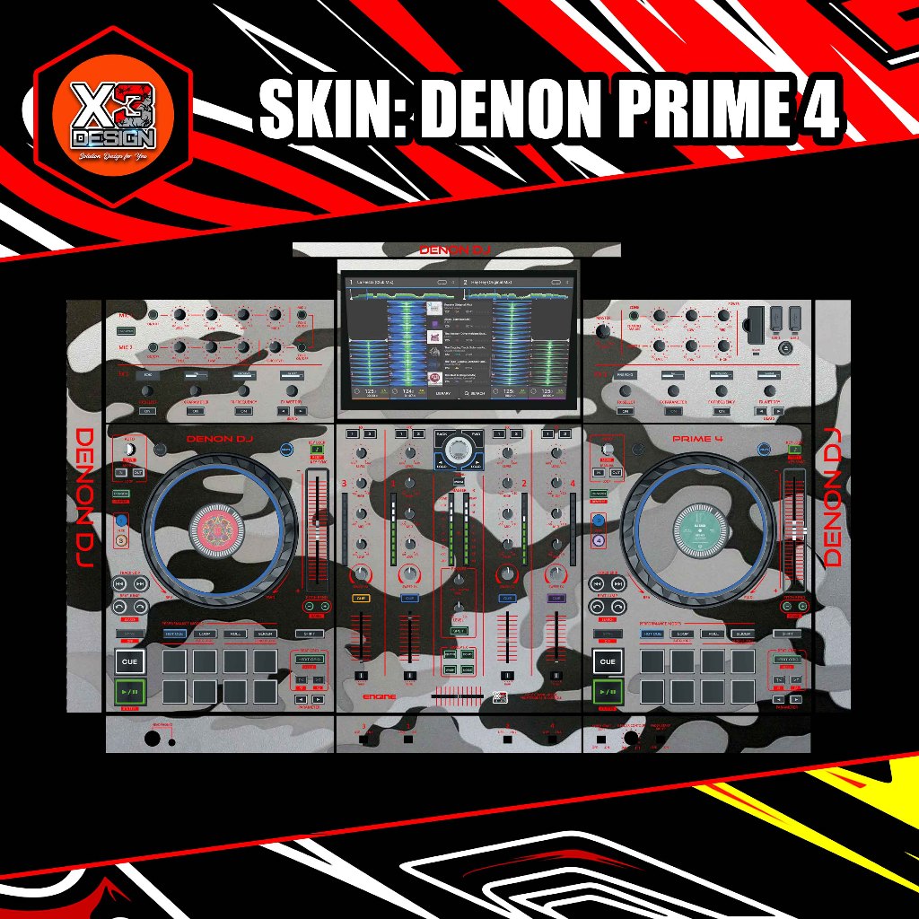 Jual SKINZ DENON DJ PRIME 4 ALL VARIAN COLOUR & CUSTOM | Shopee Indonesia