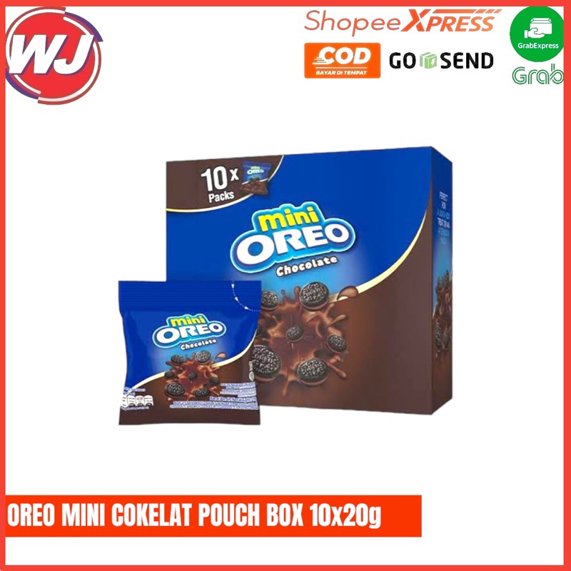 Jual OREO MINI POUCH COKELAT BOX 10x20g | Shopee Indonesia