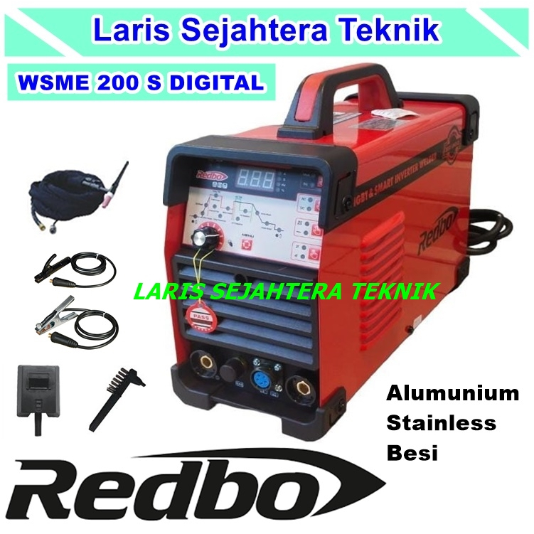Jual Mesin Las Redbo WSME 200 Trafo Las Argon TIG 200 AC/DC | Shopee ...
