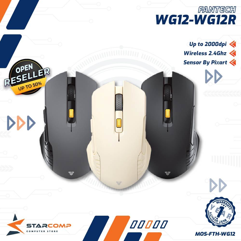 Jual Mouse Wireless Gaming Fantech WG12R - WG12 RAIGOR Gen III Rechargeable | Shopee Indonesia