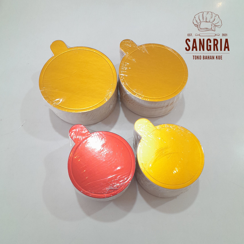 Jual TATAKAN EMAS BULAT DONUT / TATAKAN DONAT / ALAS DONAT / ALAS MINI ...