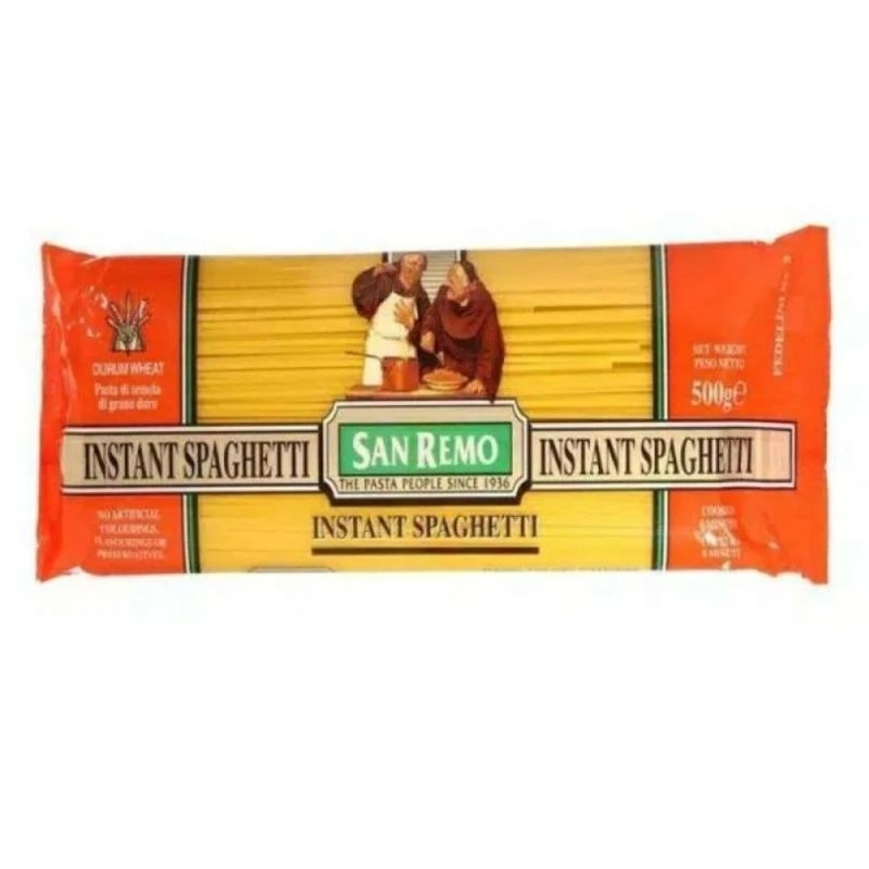 Jual Instant Spaghetti San Remo 500 gr / instant spageti 500gr | Shopee ...