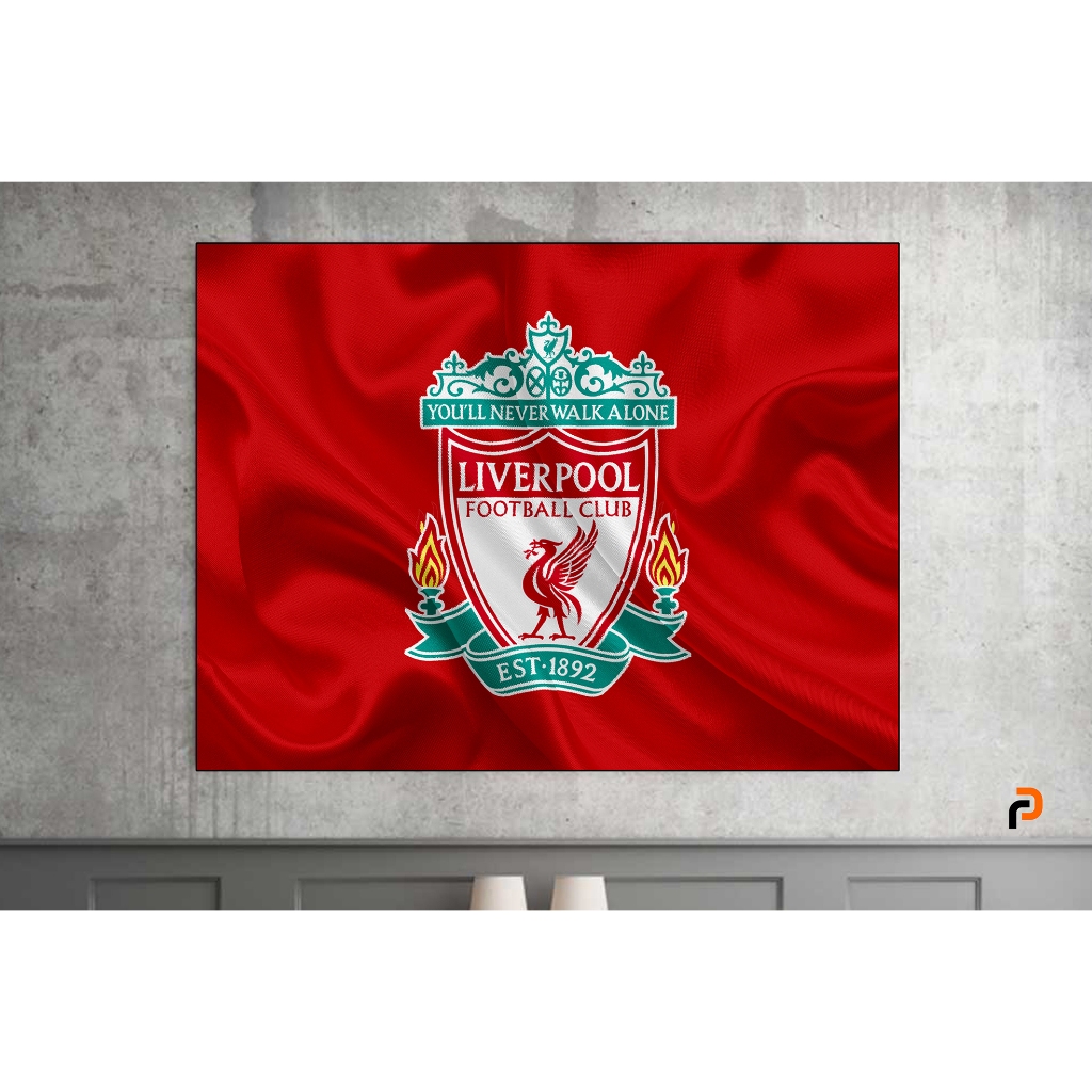 Jual Poster Sepak Bola Liverpool LFC 3 Termasuk Frame Pictbox Siap ...