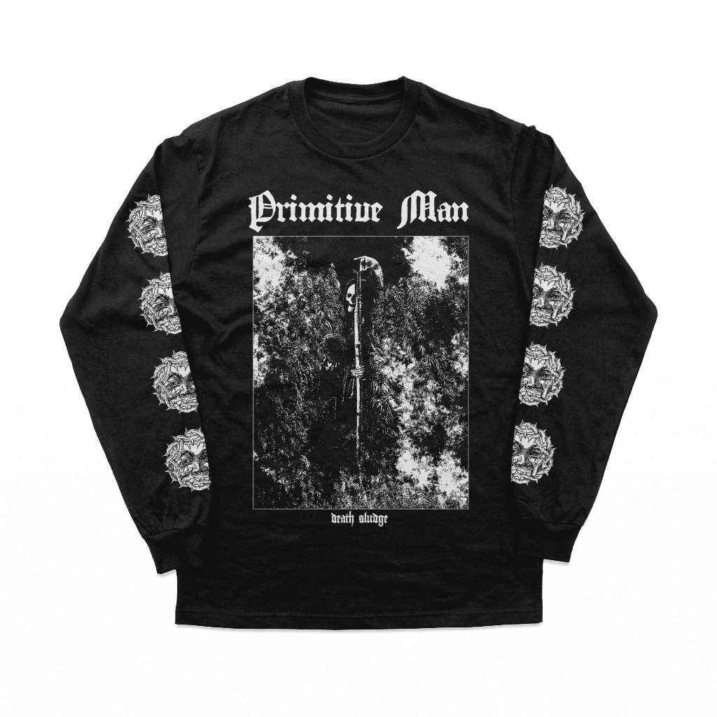 Jual Kaos Longsleeve Baju Band Primitive Man "Death Sludge" Merchandise ...