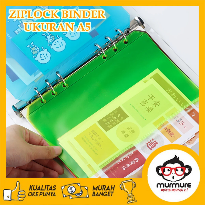 Jual MURMURE.ID I ZIPPER BINDER A5 FULL COLOR / TABUNGAN ANGGARAN ...