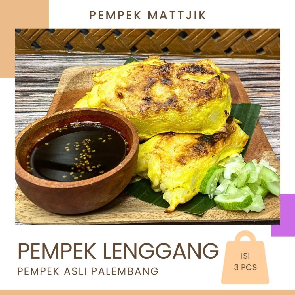 Jual PEMPEK LENGGANG ASLI PALEMBANG (ISI 3PCS) | Shopee Indonesia