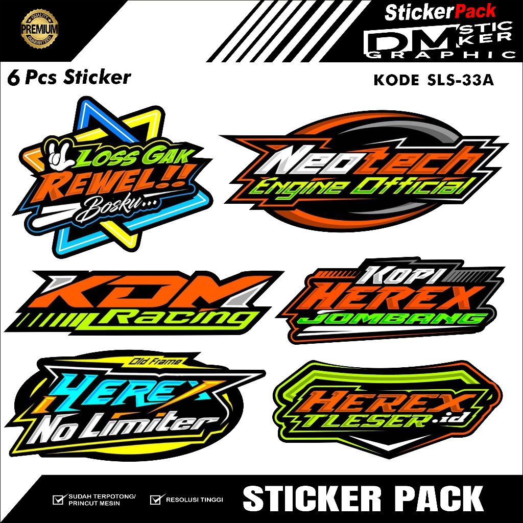 Jual STICKER TREND TIKTOK HOLOGRAM 10 RIBU DAPAT 6 PCS KODE SLS-33 ...