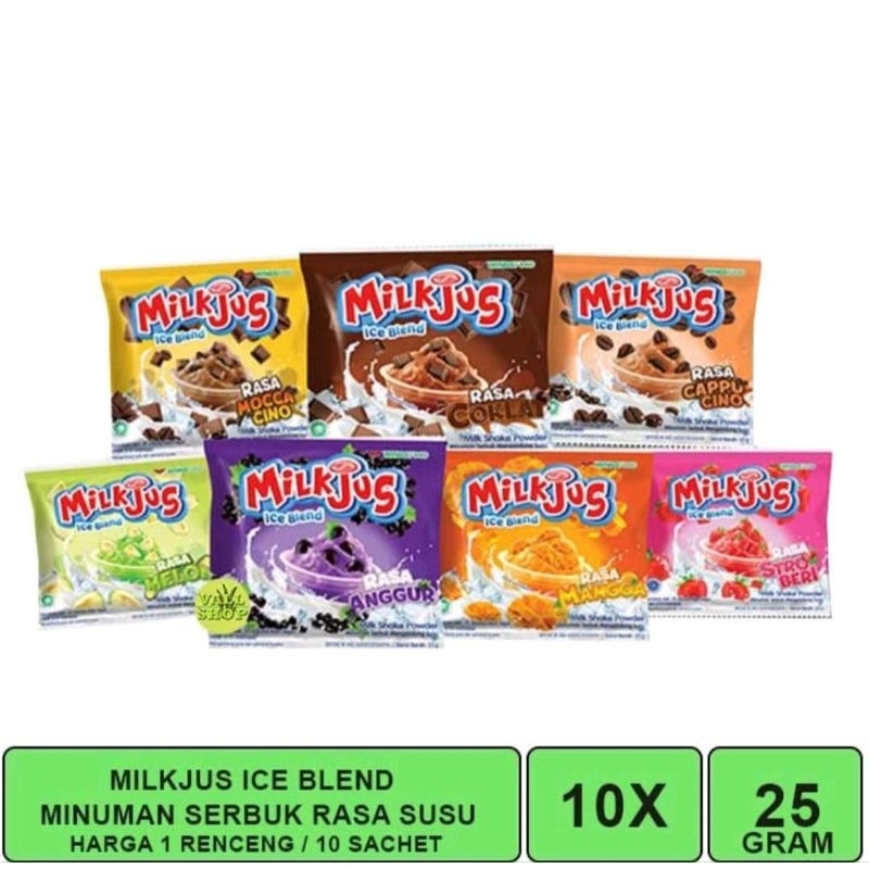 Jual Milk Jus All Varian isi 10 Sachet | Shopee Indonesia