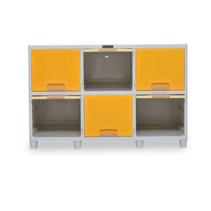 Jual Lemari Locker Box Napolly LB-3309 & LB-3206 (Lemon) | Shopee Indonesia