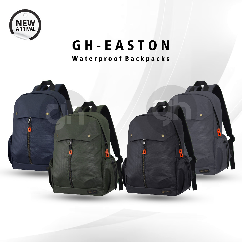 Jual GH-Bag Tas Ransel Sekolah Waterproof Tas Laptop up to 15 Inch Tas ...