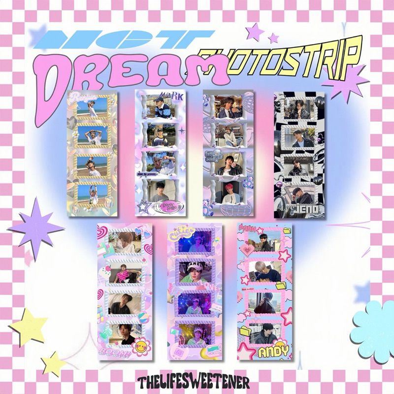Jual NCT Dream photo strip fan made aesthetic merch | Shopee Indonesia