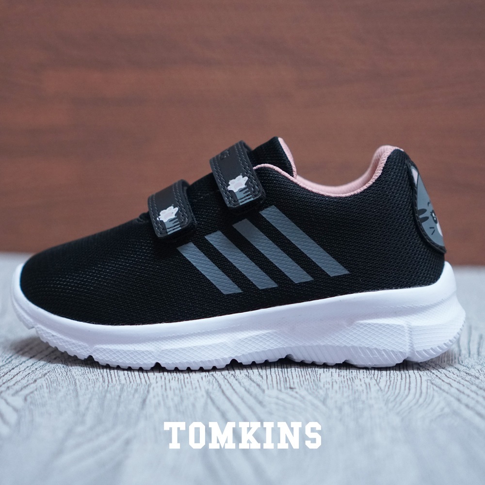 Jual TOMKINS Sepatu Anak TK Strays - Black Pink | Shopee Indonesia