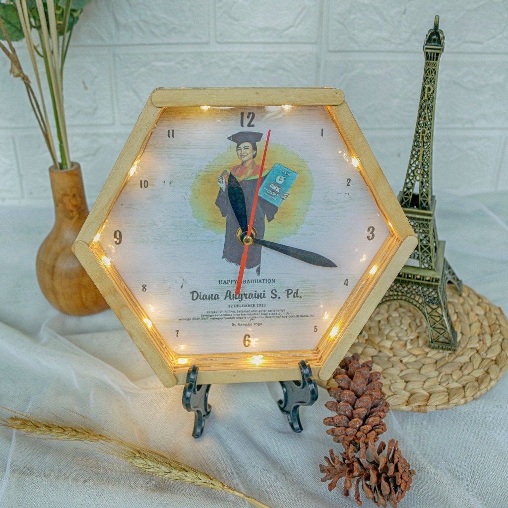 Jual JAM DINDING CUSTOM UNIK KADO PERNIKAHAN KADO WEDDING ULANG TAHUN ...