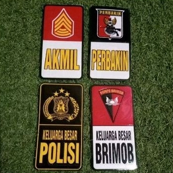 Jual Stiker Embos Logo Keluarga Besar AKMIL PERBAKIN POLISI BRIMOB ...