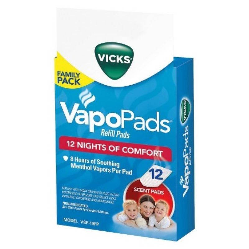 Jual Vicks Vapopads isi 6 / 12/ 20 - Reffil Vicks sinus inhaler ...