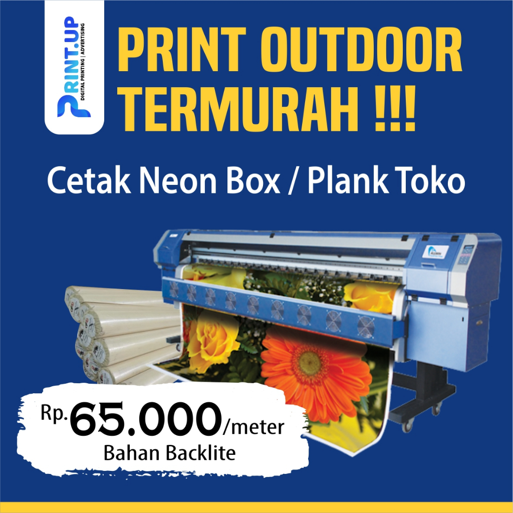 Jual (BACKLITE) cetak bahan backlite neon box plang toko free desain ...