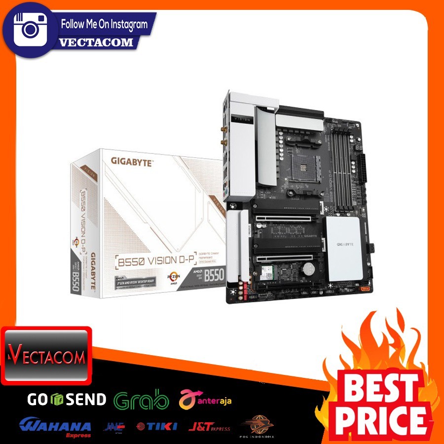 Jual Motherboard Gigabyte B550 VISION D-P - ATX Motherboard AM4 ...