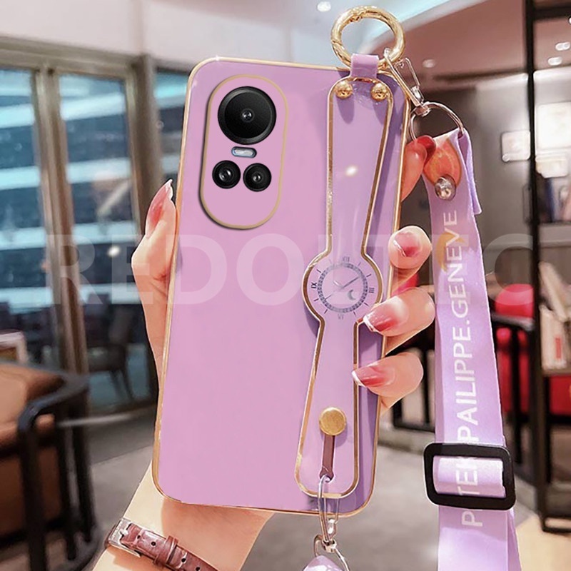 Jual CASE OPPO RENO 11F RENO 10 5G 10 PRO 10 PRO PLUS TALI SLEMPANG SOFT CASE PLATING | Shopee ...