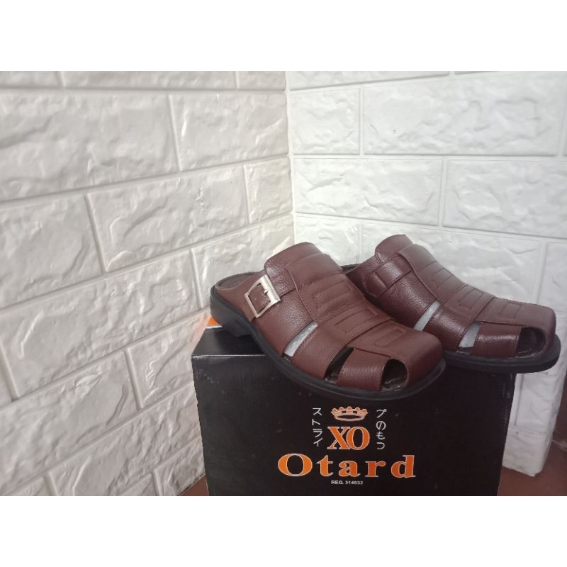Jual sepatu pria selop bustong otar original 100% kulit sapi asli size ...