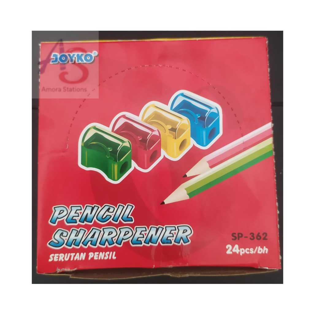 Jual Joyko Sharpener Serutan / Rautan Pencil Peruncing SP-362 1 Pack 24 ...