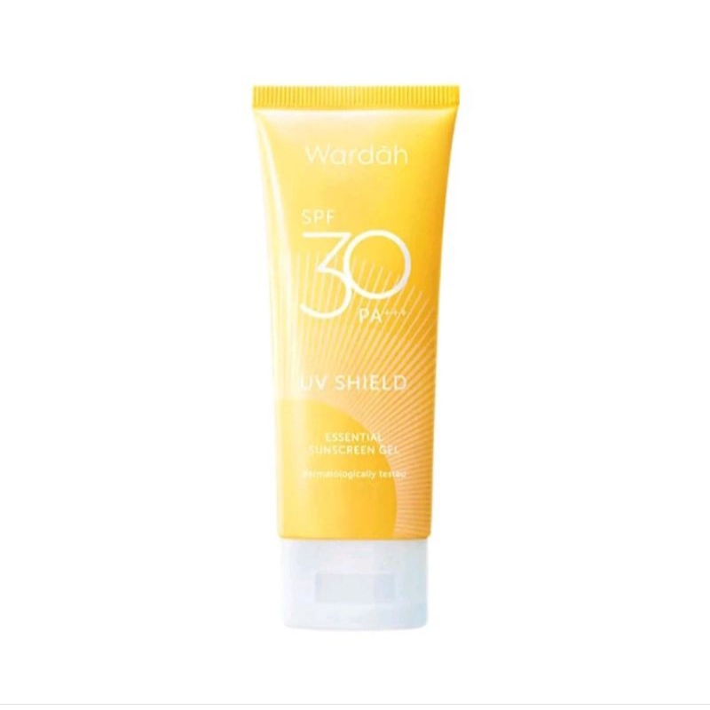 Jual wardah uv shiled essential Sunscreen gel spf 30 PA +++40 ML ...