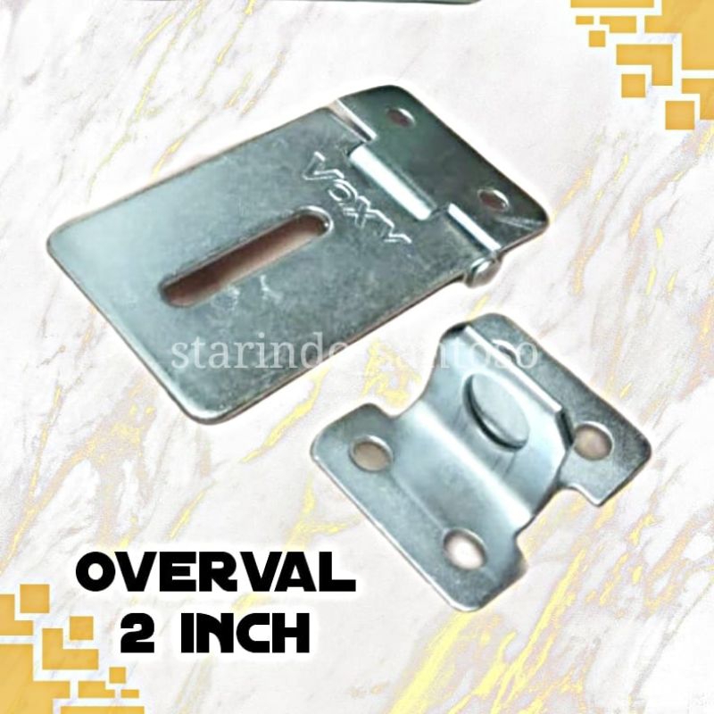 Jual Overval 2 inch galvanis cantolan gembok overpal kunci engsel pintu ...