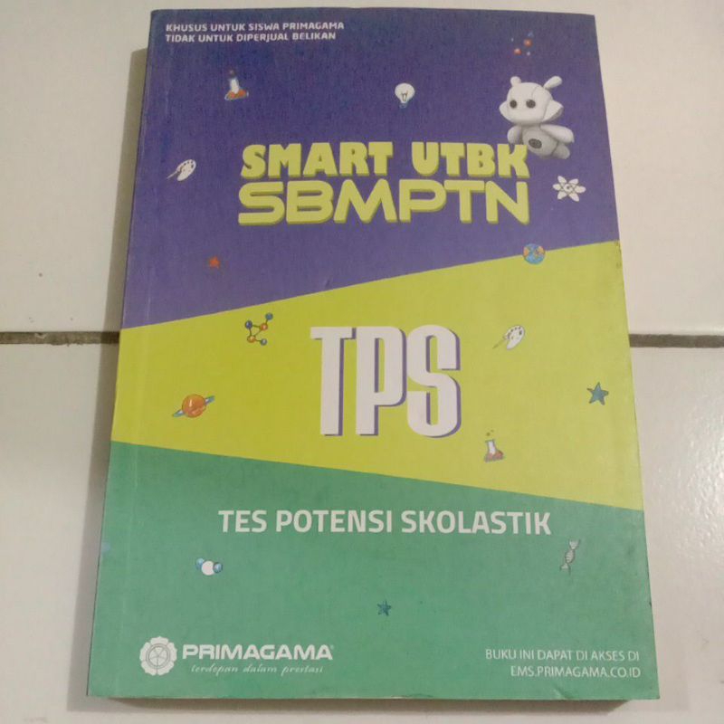 Jual Smart UTBK SBMPTN TPS ( Tes Potensi Skolastik ) - Primagama ...