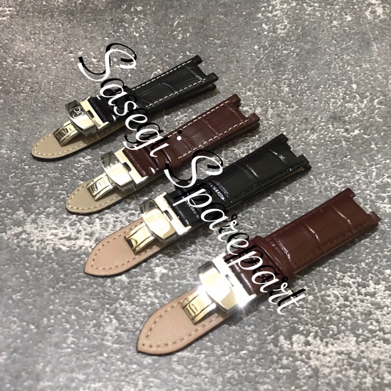 Jual Tali Starp Jam Tangan Guess Collection GC Kulit 22 mm | Shopee ...