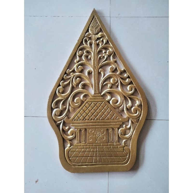 Jual Wayang Gunungan Dekorasi 45x75cm Backdrop Gunungan Dekorasi Wayang ...