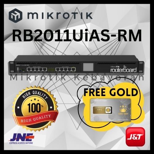 Jual Mikrotik RouterBOARD 2011UiAS-RM bekas / Second Server Hotspot RT ...