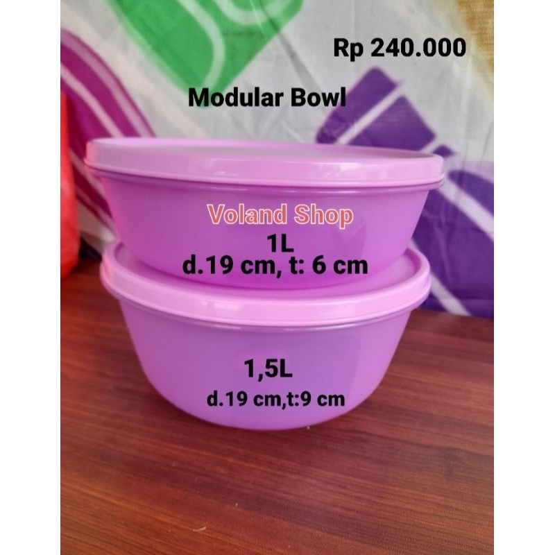 Jual Tupperware Modular Bowl (2pcs) | Shopee Indonesia