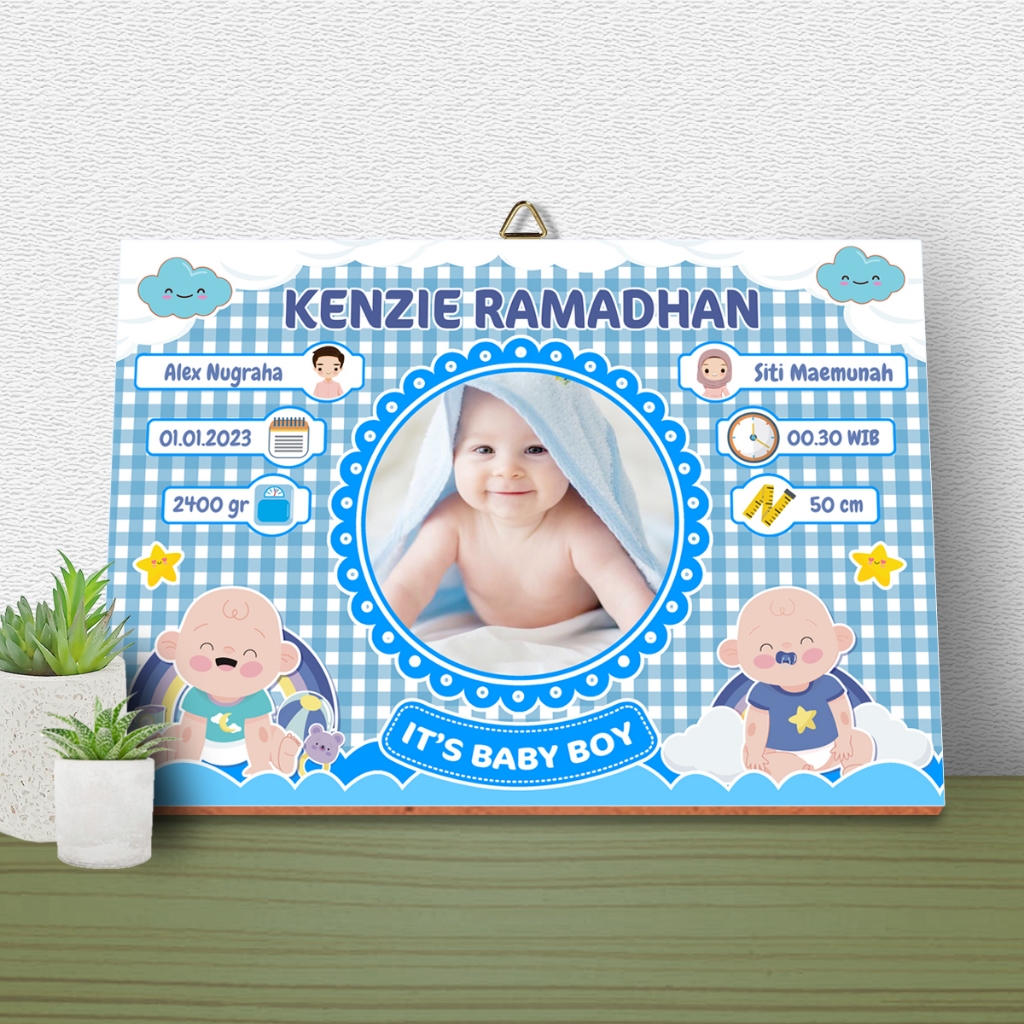 Jual biodata bayi custom - biodata bayi biru - biodata bayi pink ...