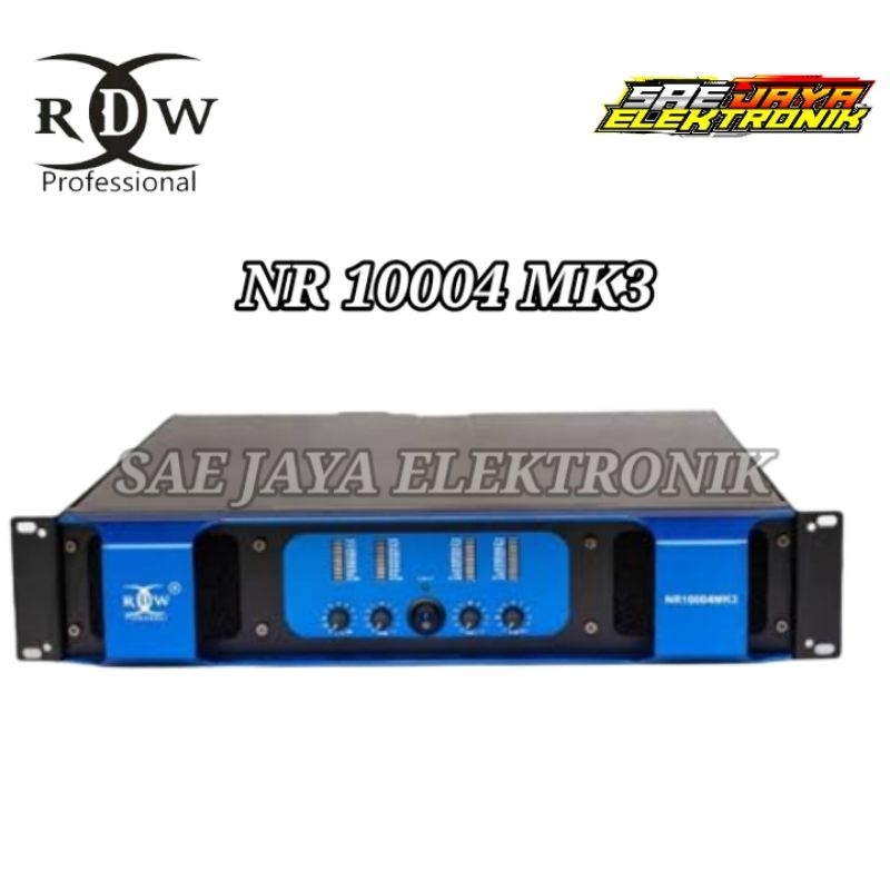 Jual Power Amplifier RDW NR 10004 Mk 3 / NR1004MK3 / CLASS H - 4Chanel ...