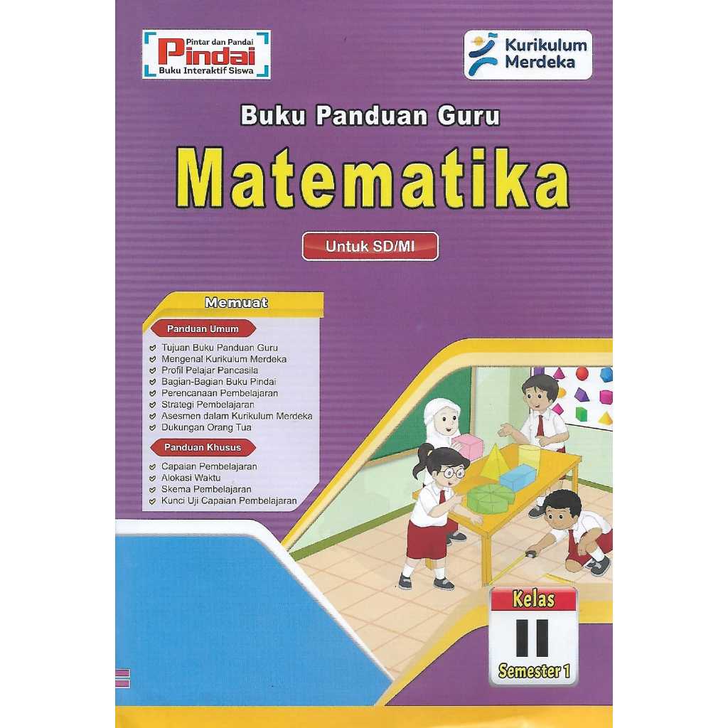 Jual Buku Panduan Guru Matematika Kelas 2 SD/MI Semester 1 Kurikulum Merdeka | Shopee Indonesia