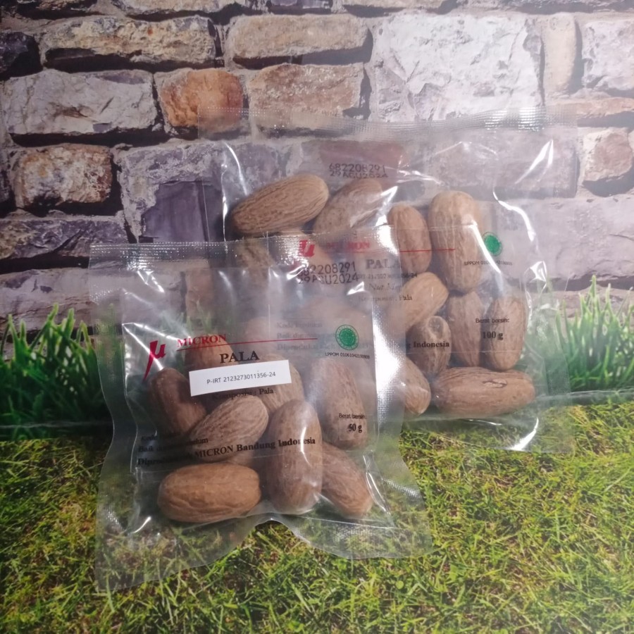 Jual Bumbu Rempah Samara Micron - Pala Utuh / Biji Pala - Nutmeg Whole ...