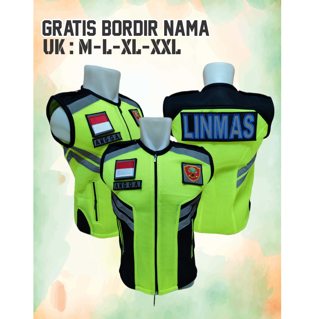 Jual Raja_Rompi Rompi Linmas Bahan Double Mesh Terbaru l | Rompi Linmas ...