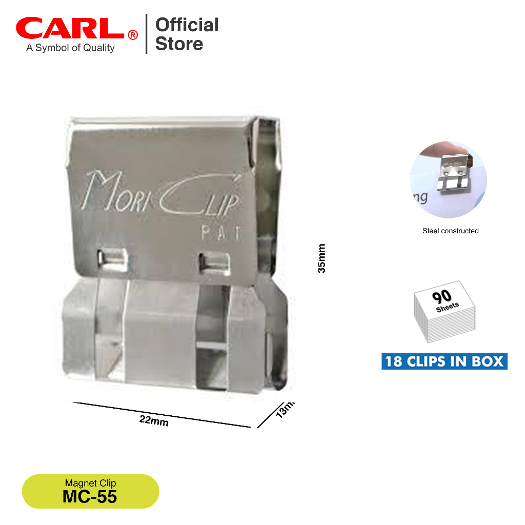Jual CARL MC-55 Mori Paper Clip (L) | Shopee Indonesia