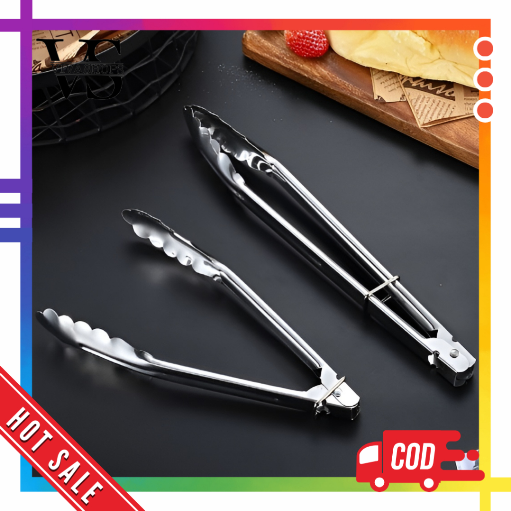 Jual Capitan Stainless Steel Pencapit Gorengan Food / Pencapit Gorengan ...