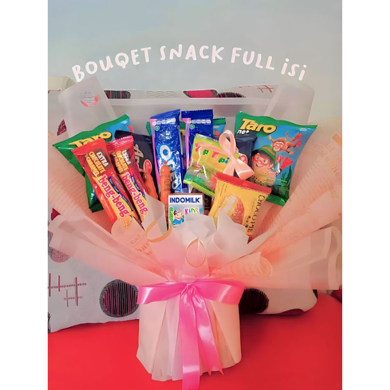Jual Bouqet Jajan/snack random murmer lengkap full | Shopee Indonesia