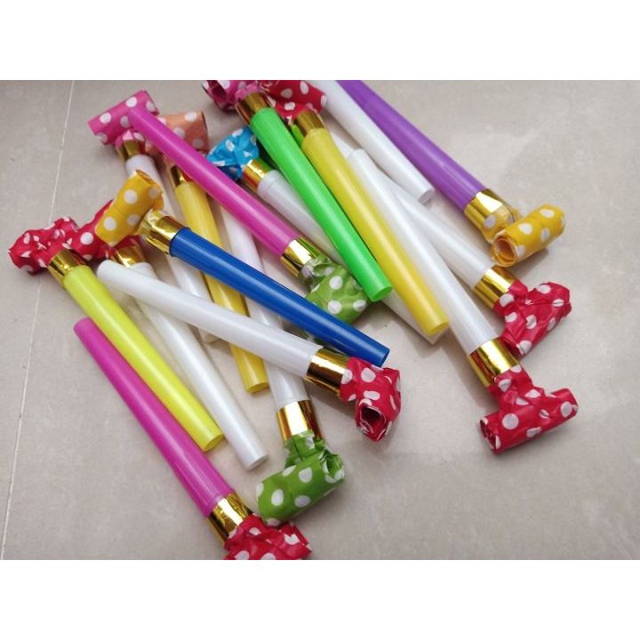 Jual Mainan Anak Terompet Lidah - Terompet Ulang Tahun Kertas Polkadot ...