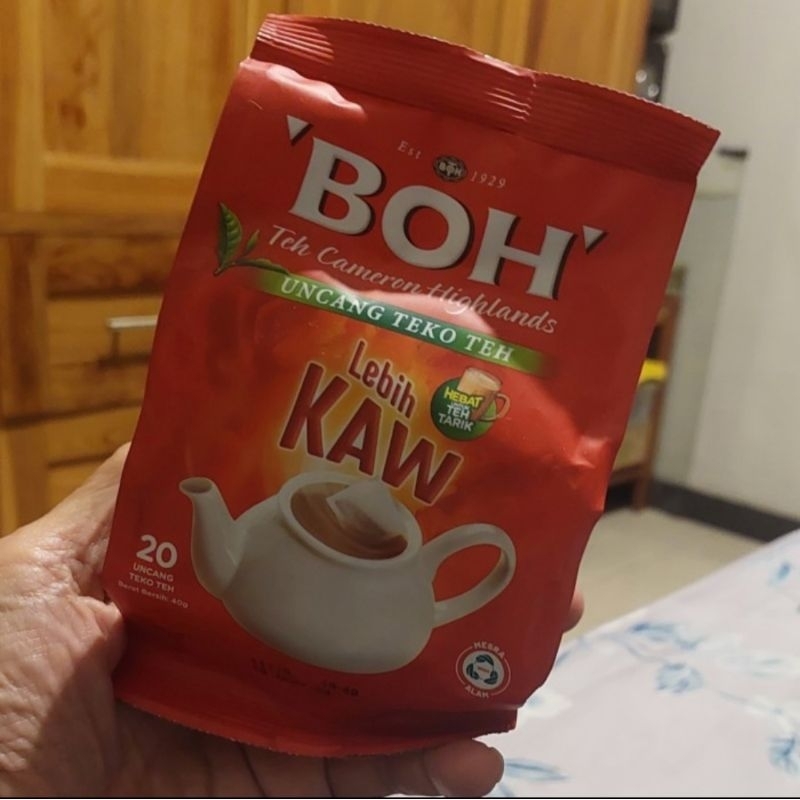 Jual Boh tea teh celup lebih Kaw uncang cocok untuk teh tarik. | Shopee ...