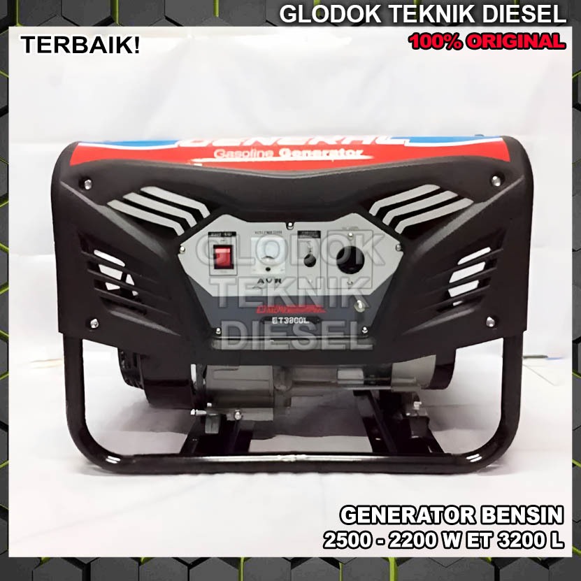 Jual General Genset Generator Bensin 2500 2200 W Watt ET 3200 L ET3200L ...