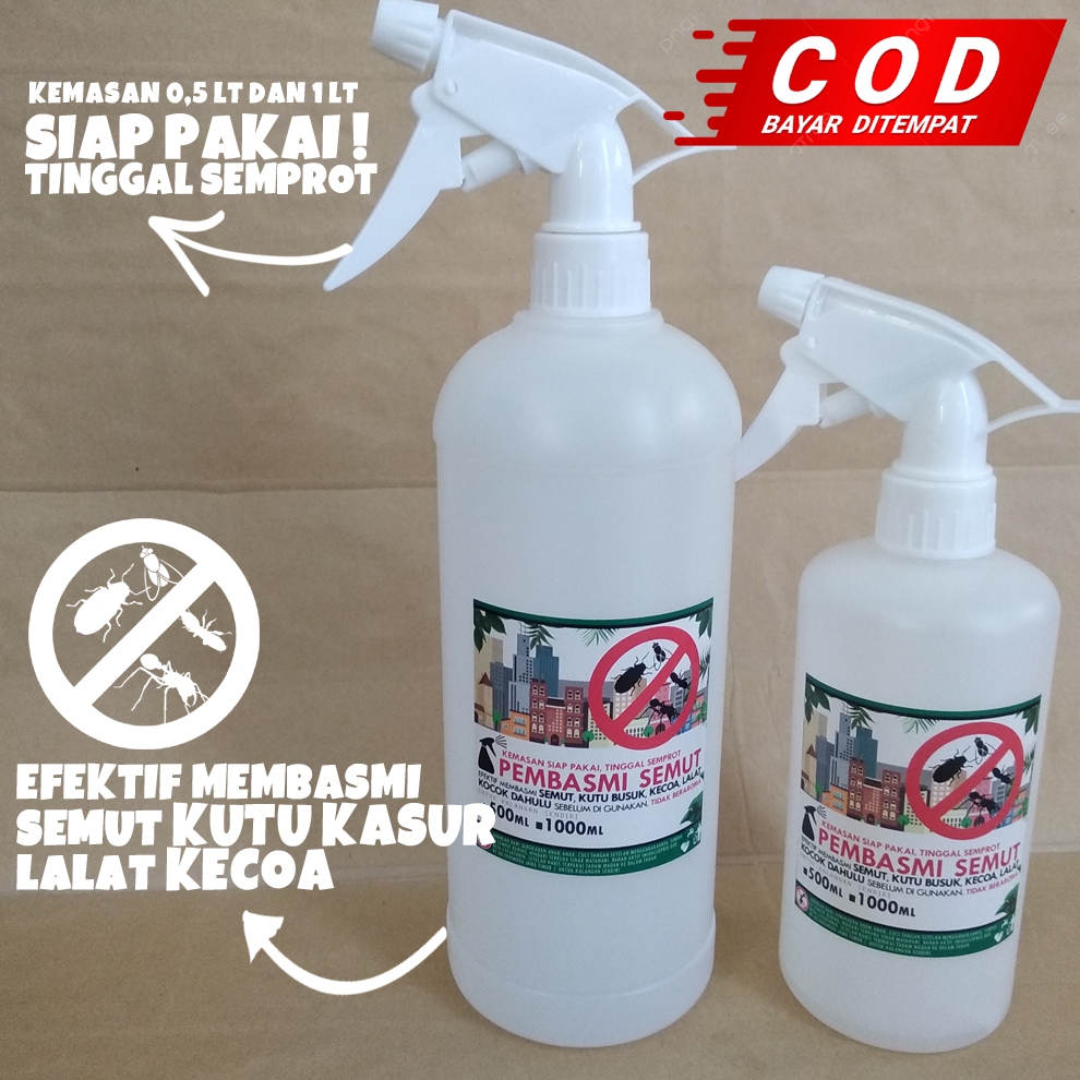 Jual 500ml Siap Pakai/Semprot Pembasmi Kutu Kasur / Tinggi, Semut ...