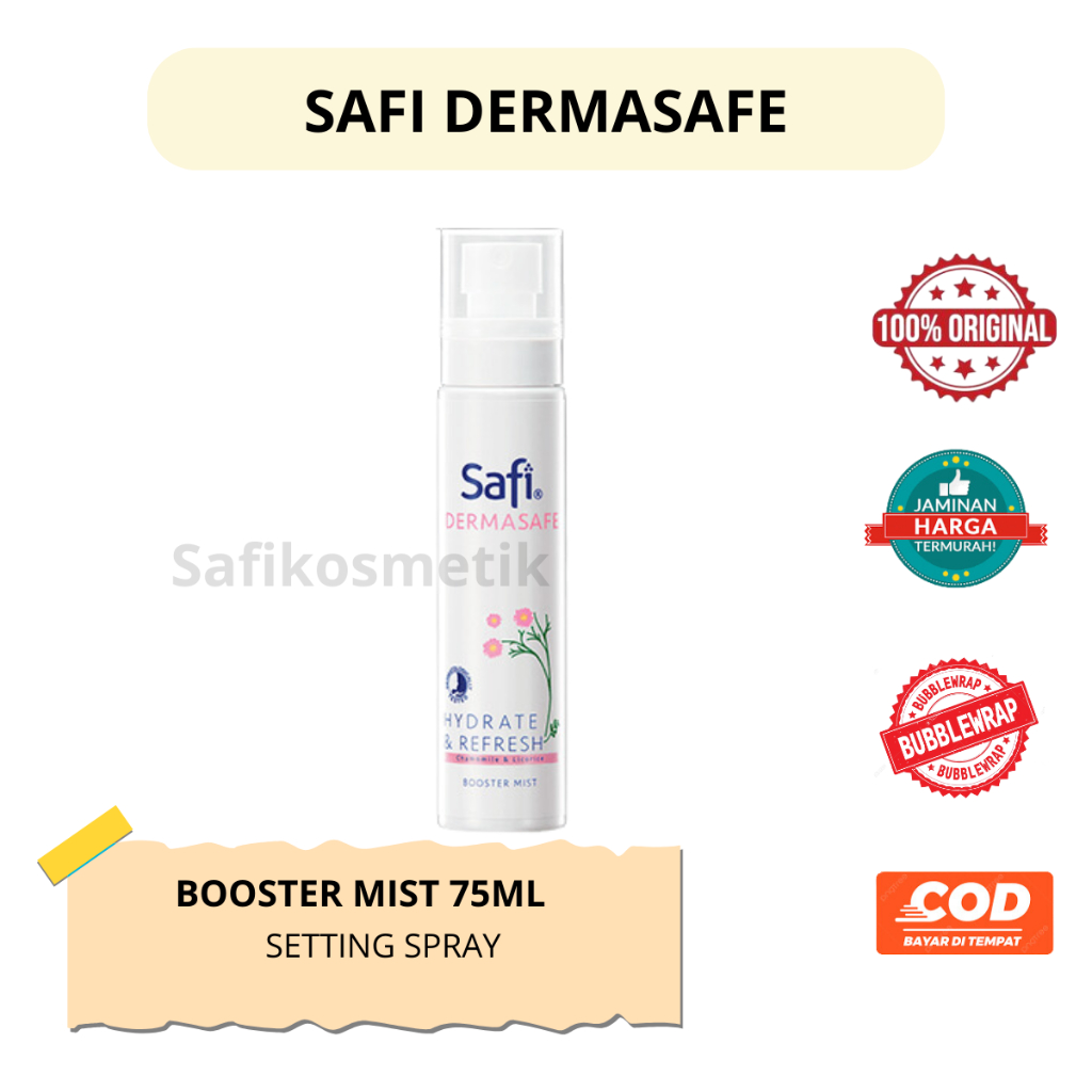 Jual Safi Dermasafe Hydrate & Refresh Booster Mist 75ml | Shopee Indonesia