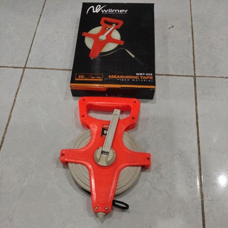 Jual WILMER Meteran Tancap 50m / WILMER Meteran Tanah 50m | Shopee ...