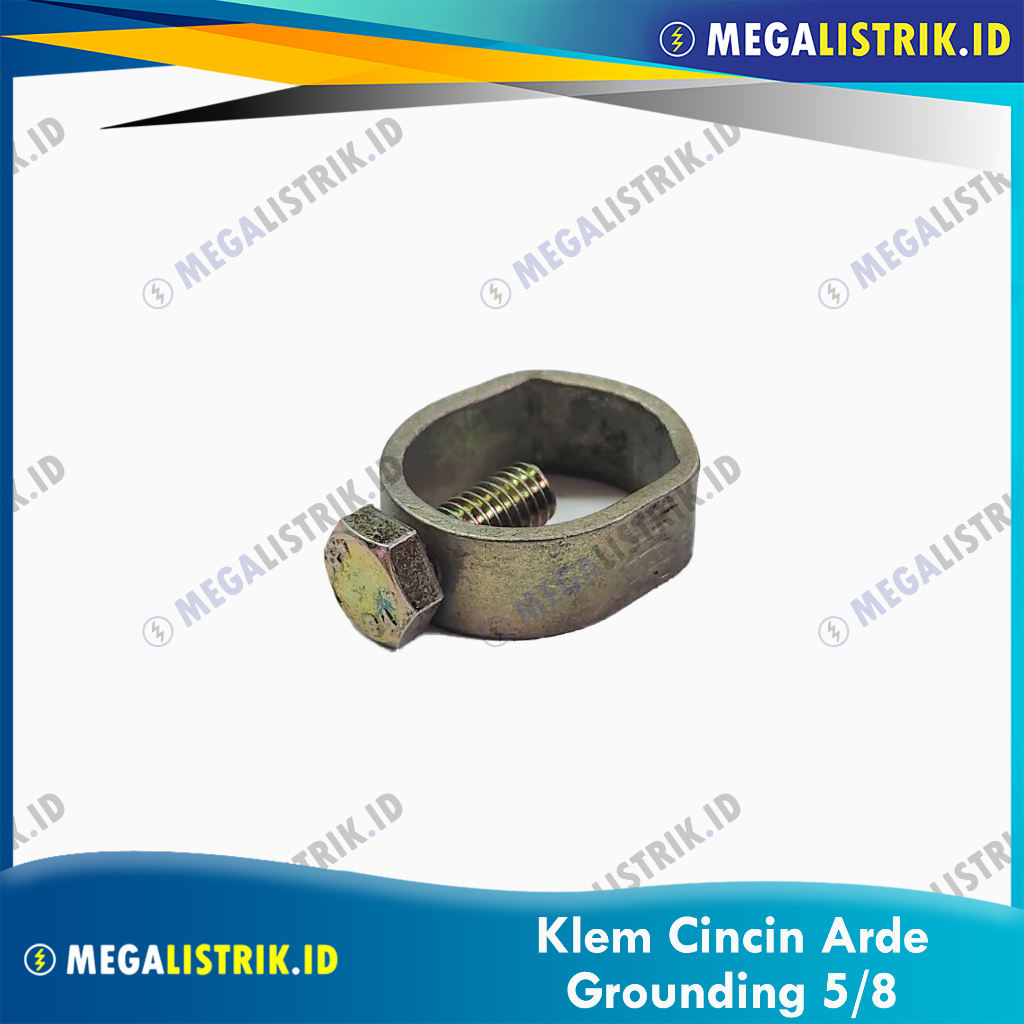 Jual KLEM CINCIN GROUNDING ARDE 5/8 / GROUND ROD CLAMP 16MM / 16 MM ...