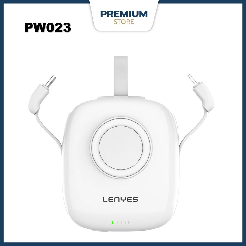 Jual Lenyes Powerbank PW023 5000mAh Jam Mini Magsafe SmartWatch ...
