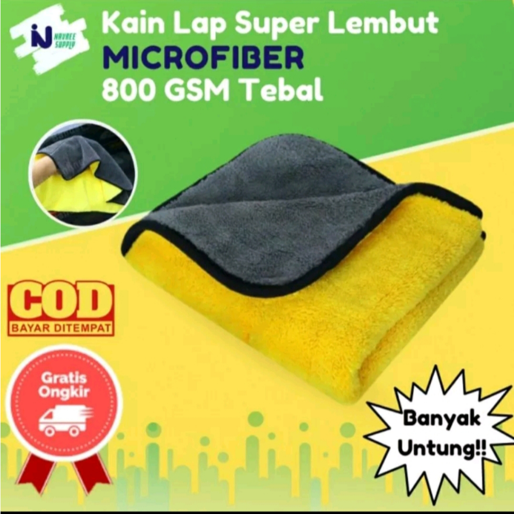 Jual KAIN LAP MICRO FIBER SERBA GUNA DENGAN KUALITAS SUPER TERBAL ...