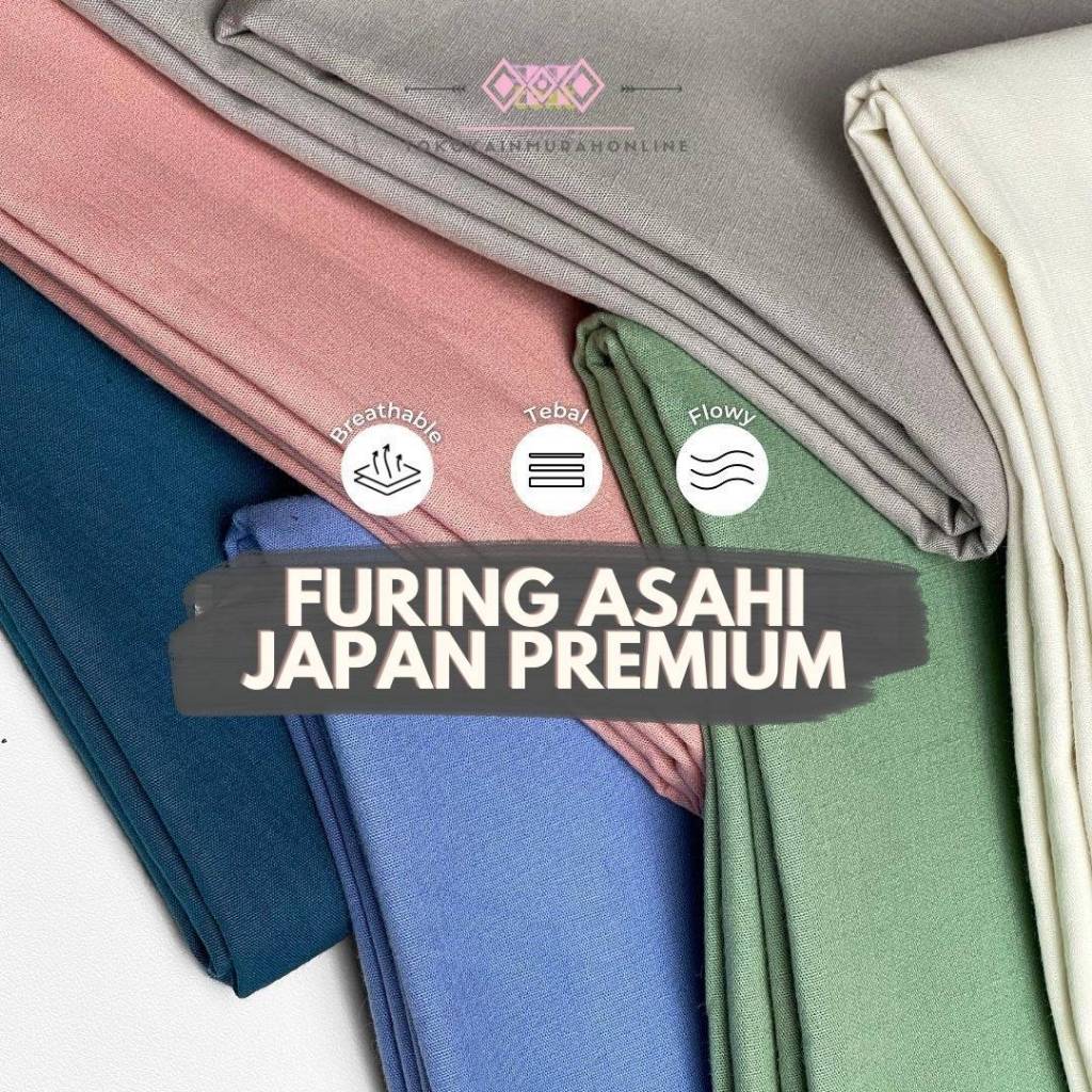 Jual Kain Furing Asahi Jepang Premium Original 100% Super Silk 44 ...