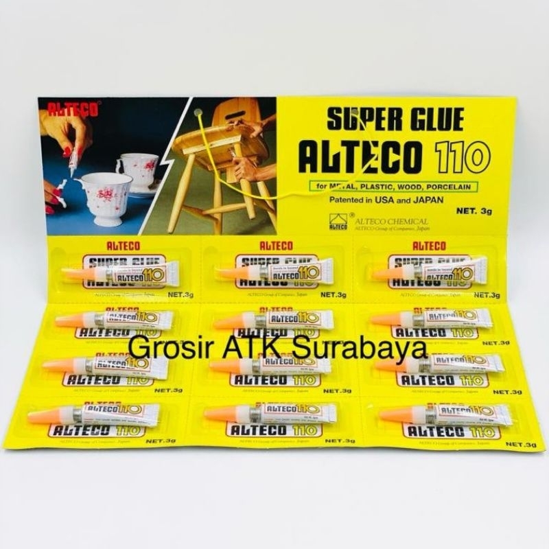 Jual LEM SUPER GLUE ALTECO 110 ORIGINAL / ASLI | Shopee Indonesia